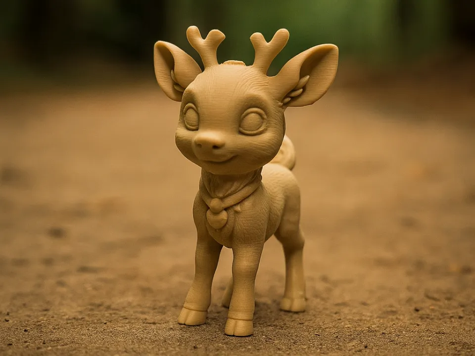 Little Winter Friend – the Fawn Bambi - Free 3D Print Model - MakerWorld