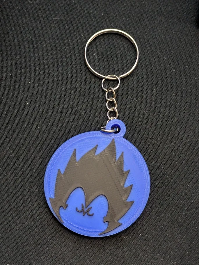 Majin Vegeta Keychain by RoboDroidMakerWorld: Download Free 3D Models