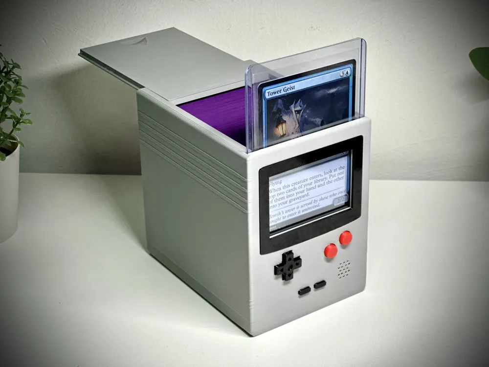 Game Boy MTG Deck Box | 100+ Cards +Commander Slot by RedRocket3DPrints ...