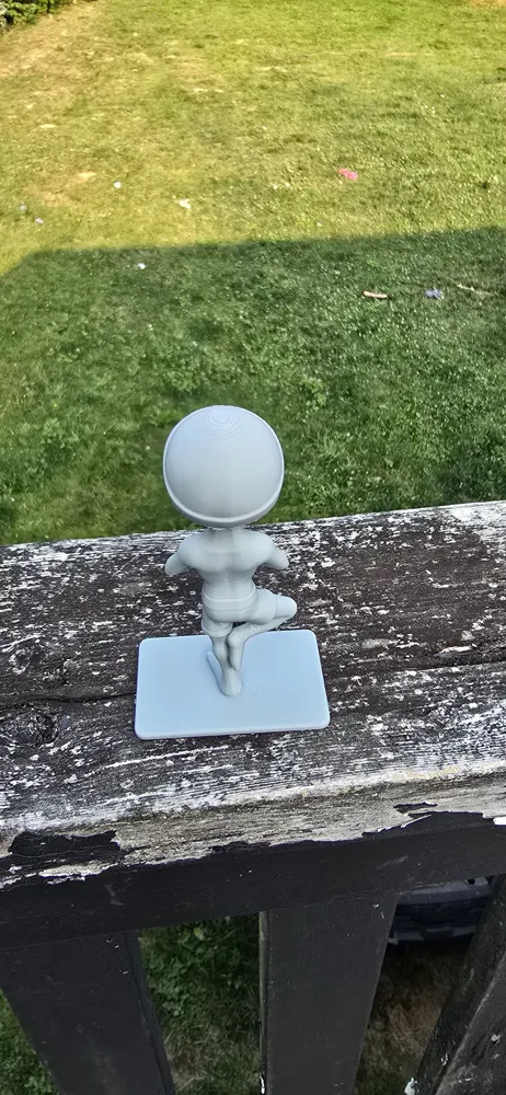Alien yoga Tree pose - Free 3D Print Model - MakerWorld