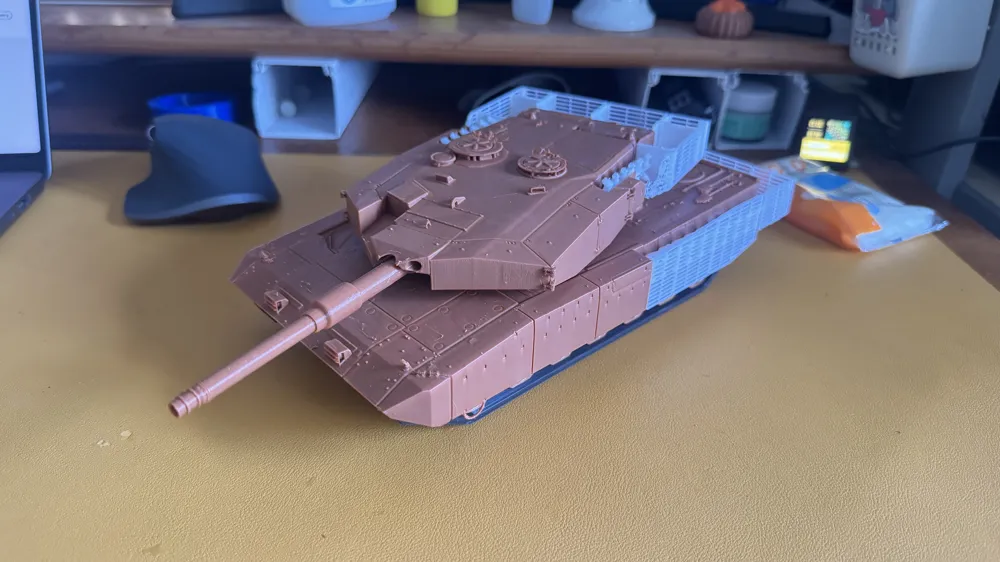 SINGAPORE LEOPARD 2SG TANK - Free 3D Print Model - MakerWorld
