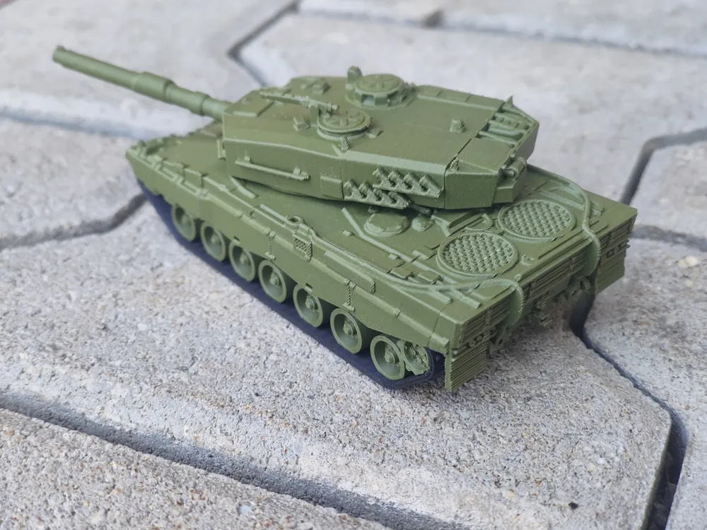 Leopard 2A4 German tank - Free 3D Print Model - MakerWorld