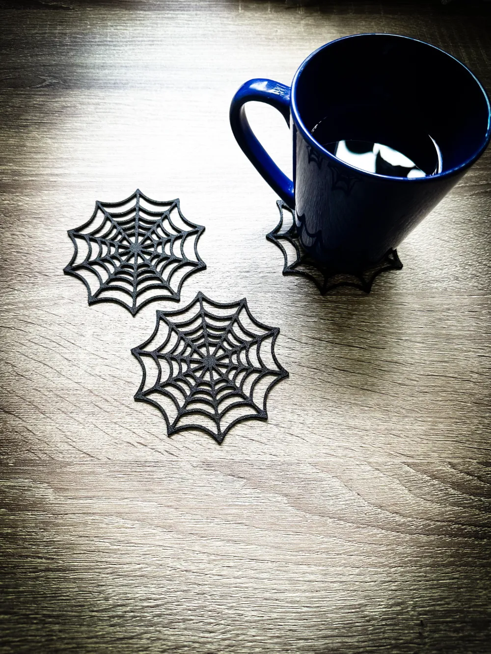 Spider Web Coffee Coaster by Black Glovz - MakerWorld