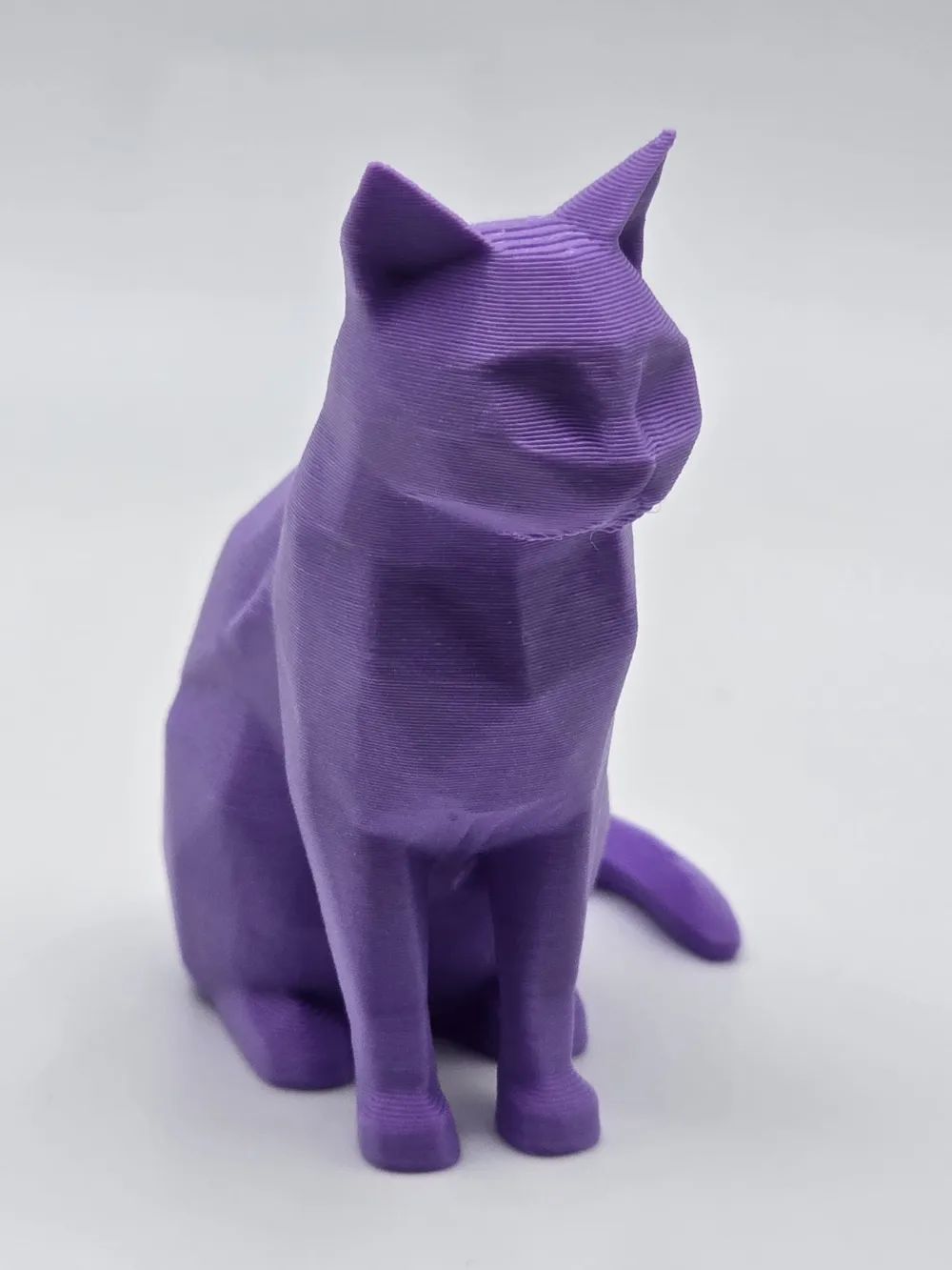 Cat Low Poly Decor by Merilno3D MakerWorld: Download Free 3D Models