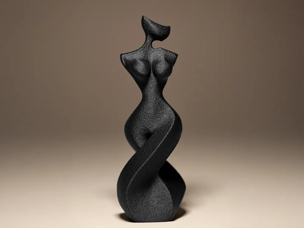 Abstract Woman Sculpture by 29FLO MakerWorld: Download Free 3D Models
