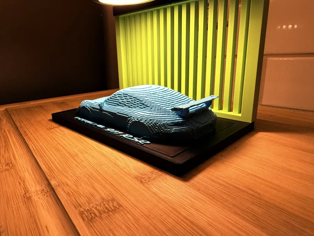 Porsche 911 RSR - Pixelated Car Art by ShapeShift 3D Creations ...