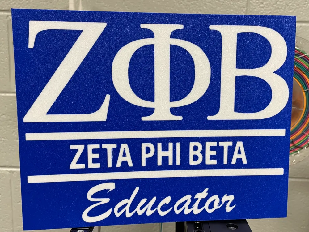 Zeta Phi Beta Light Box by edotse11 MakerWorld: Download Free 3D Models