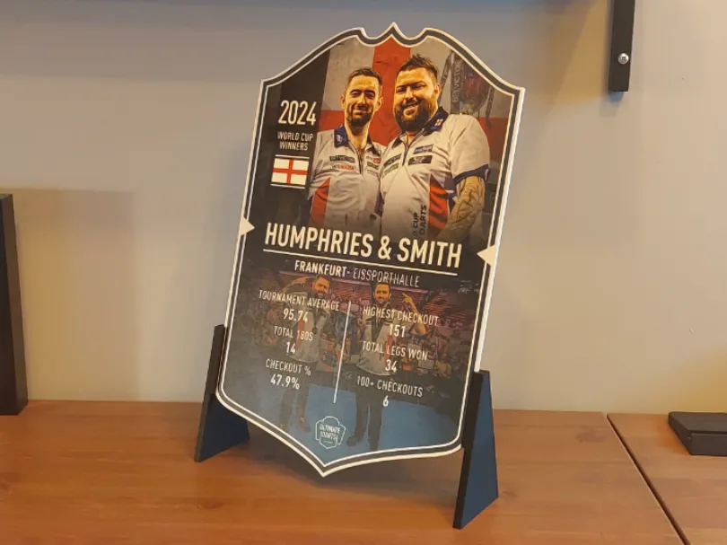 Ultimate Darts card stand by Homey_nr7 MakerWorld: Download Free 3D Models