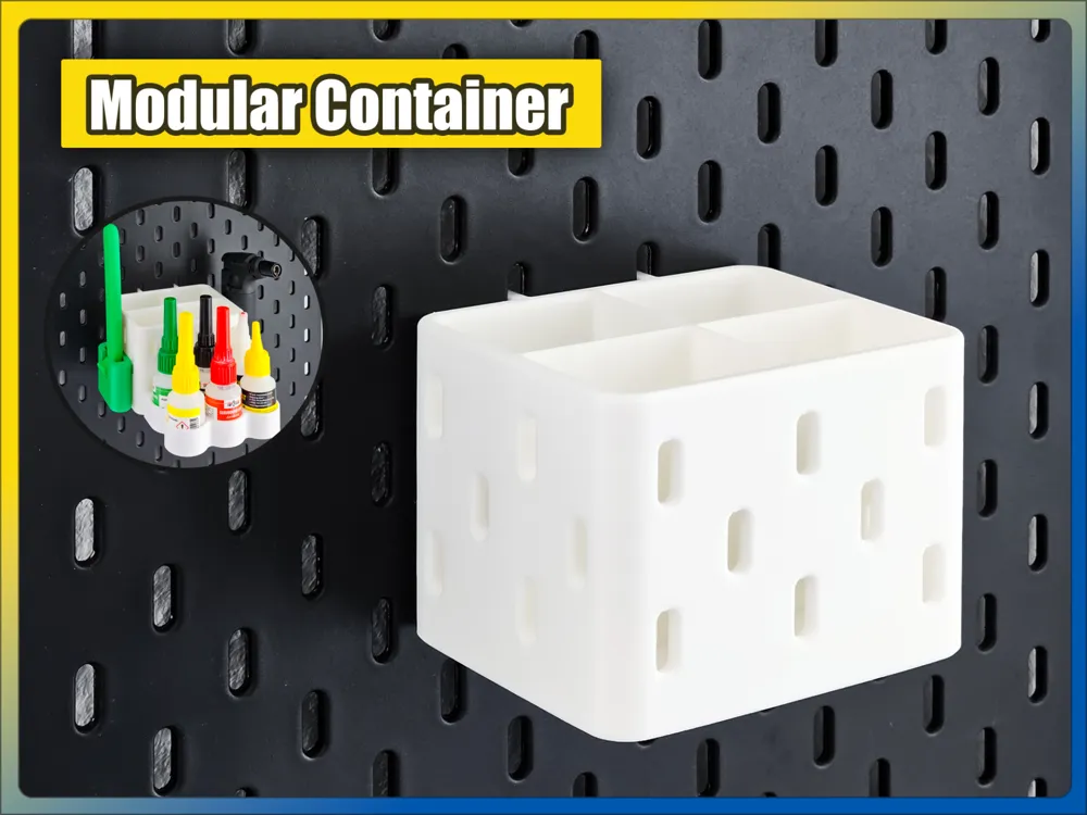 Modular Skadis Container | Regular by AU3D - MakerWorld