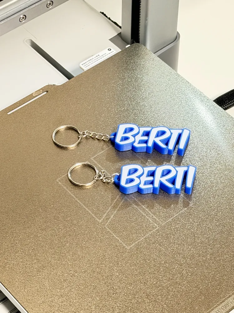 Nice keychain with the name Berti by 3D Pitti MakerWorld: Download Free ...