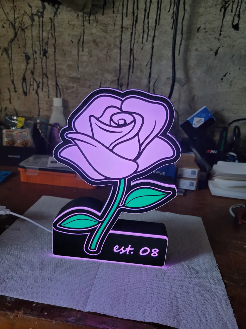 Rose Light Box by KSG designs - MakerWorld