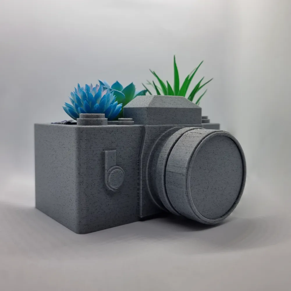 Camera Planter - Free 3D Print Model - MakerWorld