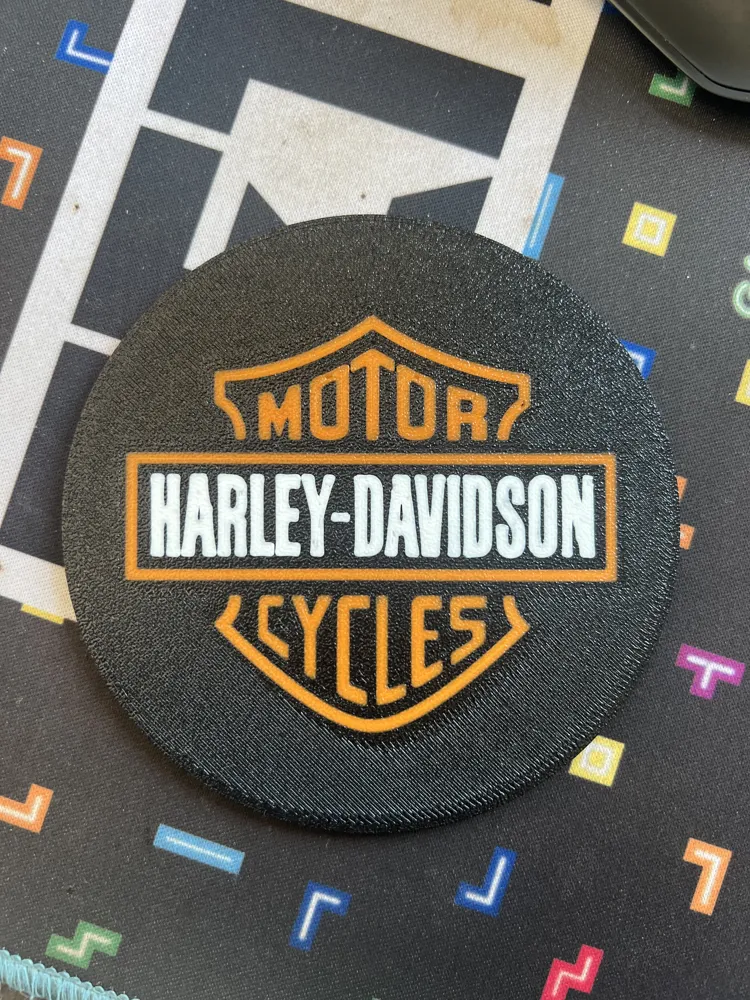 Harley-Davidson Coasters by Shruhlk MakerWorld: Download Free 3D Models