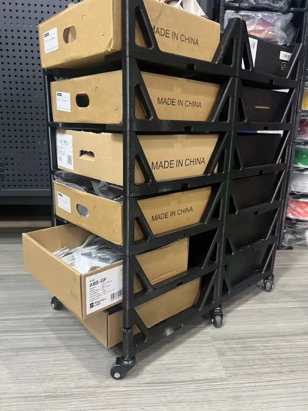 Multi-functional storage box, spool paper box recycled~~Saving material ...