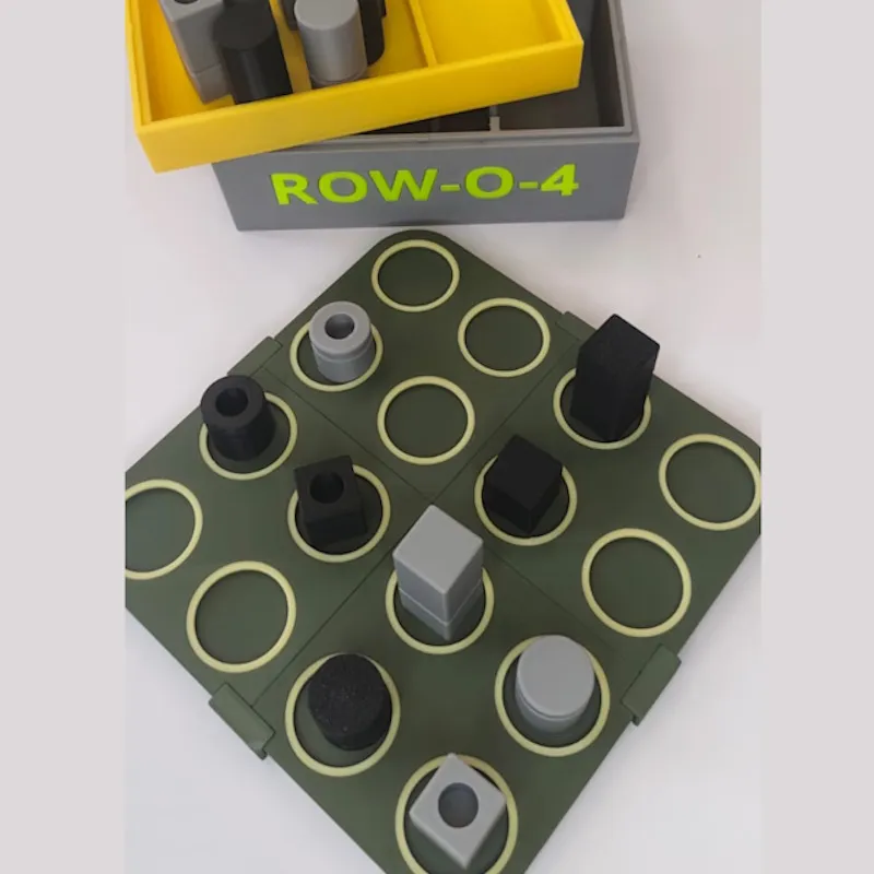 ROW-O-4: The Strategic Board Game of Logic - Free 3D Print Model ...