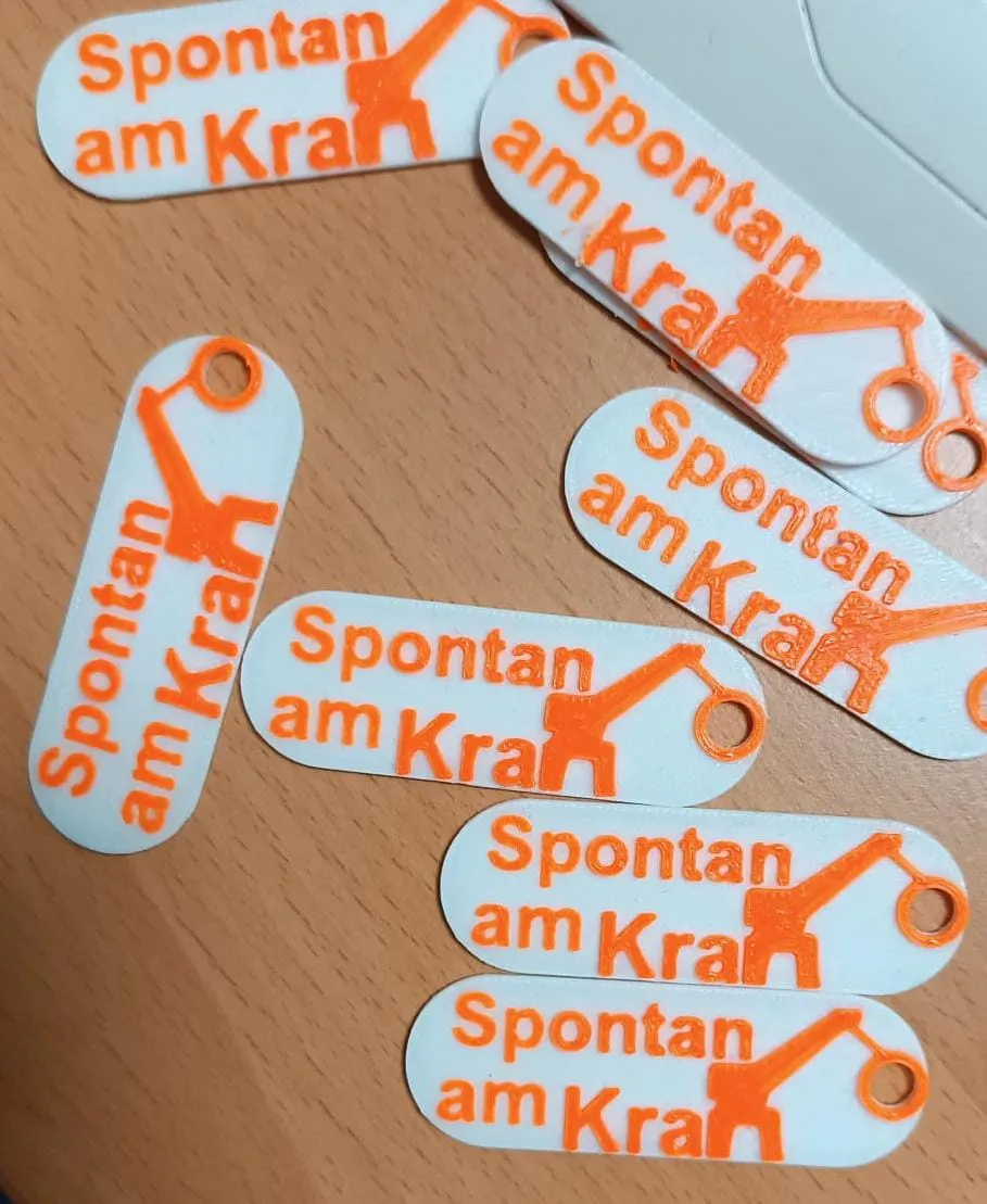 Keychain Spontaneous at the Crane - Free 3D Print Model - MakerWorld