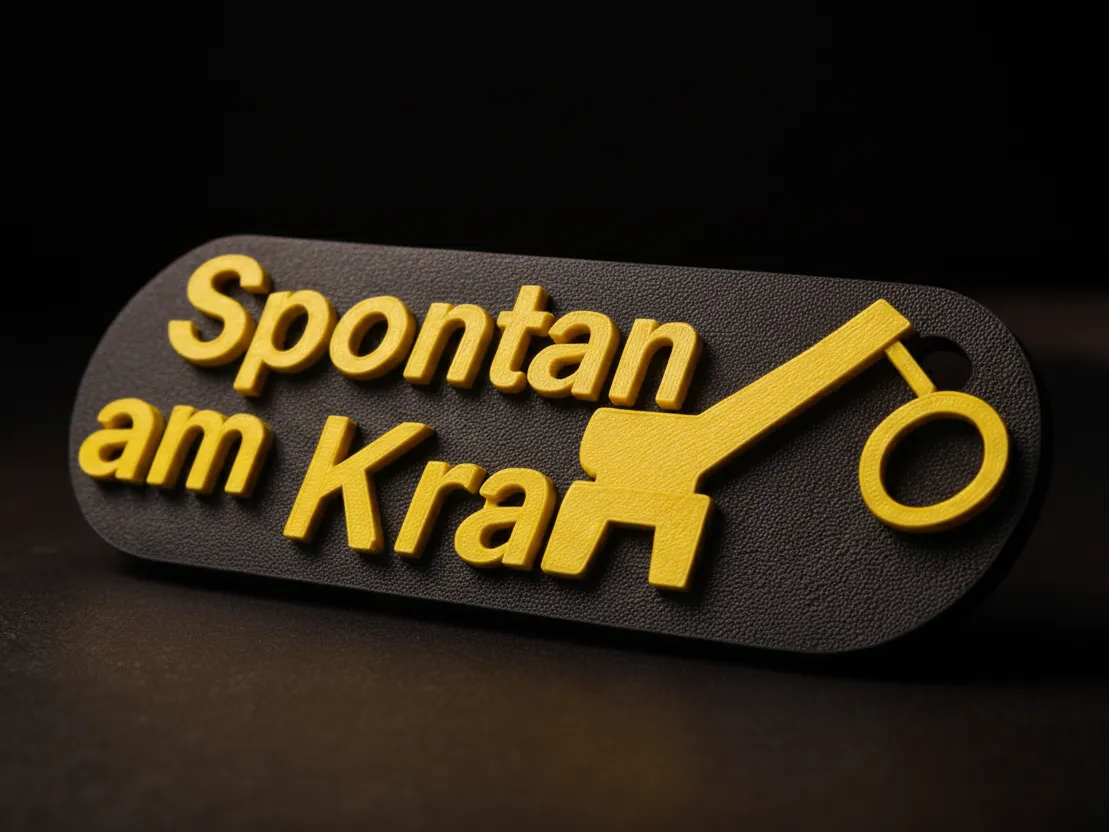 Keychain Spontaneous at the Crane - Free 3D Print Model - MakerWorld