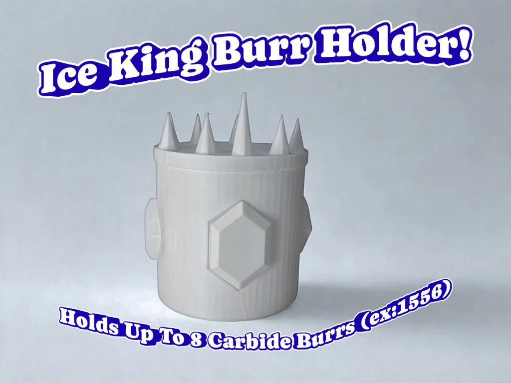 Ice King Burr Holder - Free 3D Print Model - MakerWorld