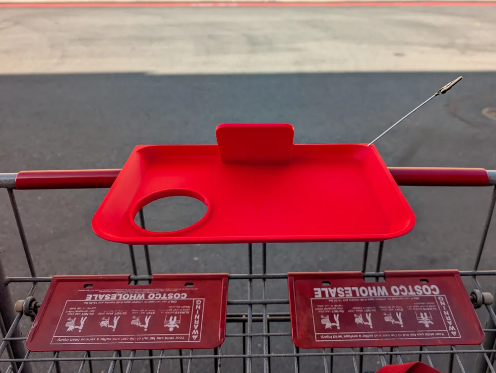 Costco Cart Tray V2 - Free 3D Print Model - MakerWorld
