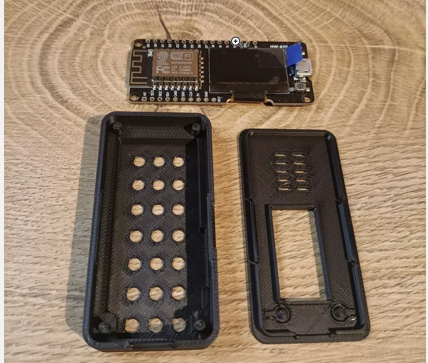 Enclosure NodeMCU ESP8266 with Display ESP-12F CP2102 - Free 3D Print ...