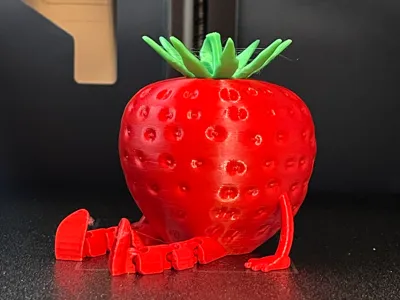 strawberry 3d print model download - MakerWorld