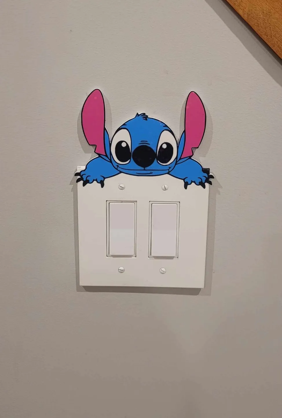 Stitch Single and Double Light Switch Covers - Free 3D Print Model ...