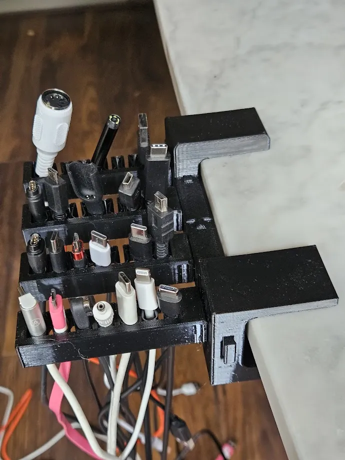 The MATRIX (Modular Cable Rack) - Wall/Clamp Mount by ale152 MakerWorld ...