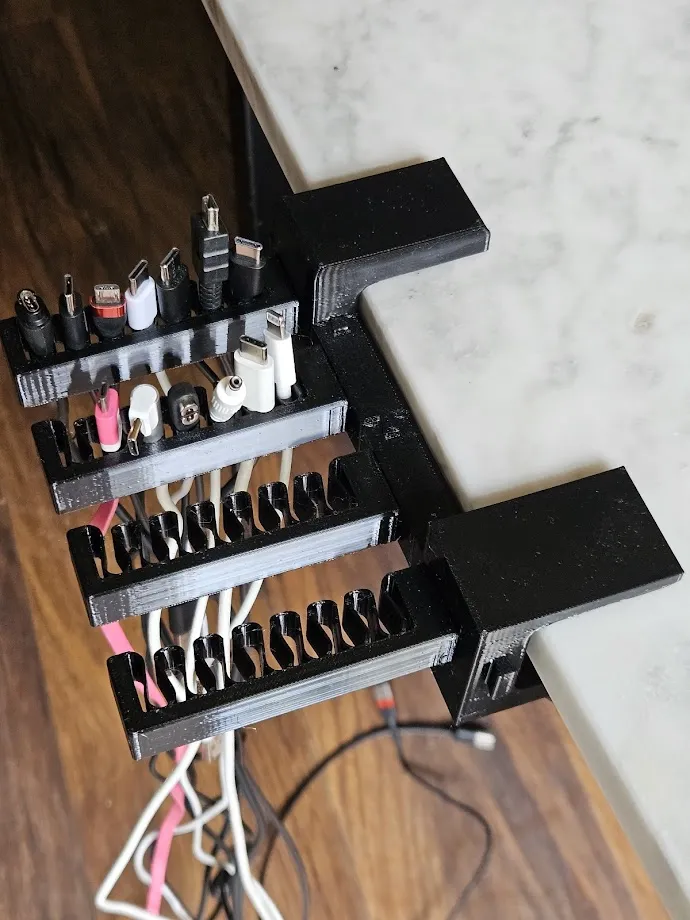 The MATRIX (Modular Cable Rack) - Wall/Clamp Mount by ale152 MakerWorld ...