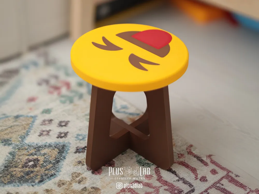 EMOJI Stool/Chair – The Funniest Seat in the House by Plus3dLab ...