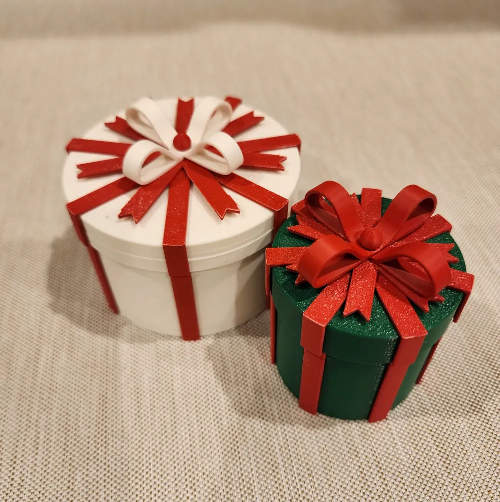 Round Present With Lid by CreativeRenditions - MakerWorld