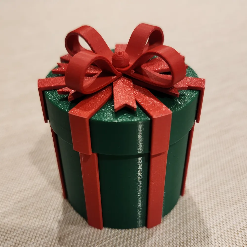 Round Present With Lid by CreativeRenditions - MakerWorld