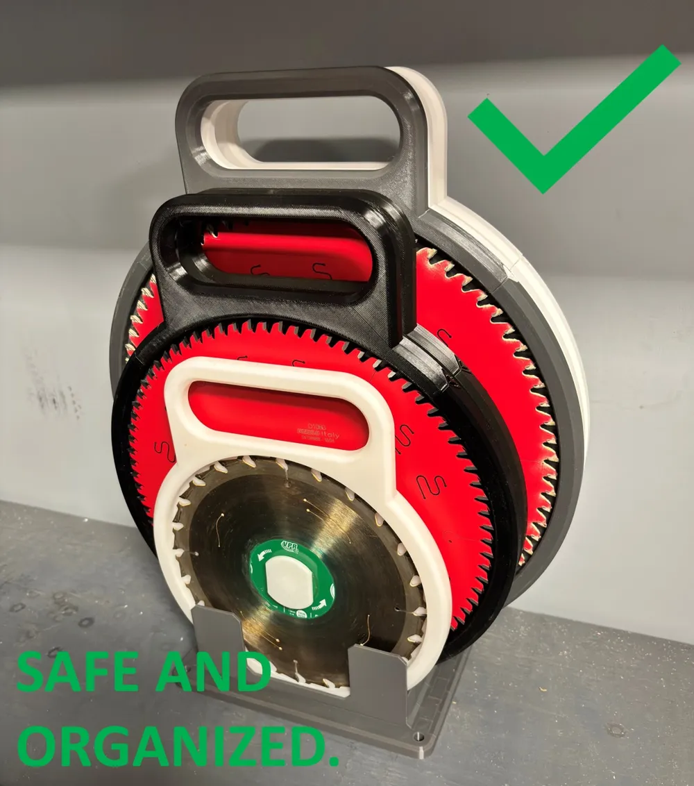 7 1/4" Saw Blade Holder w/ Modular Rack by Engineered Reality ...