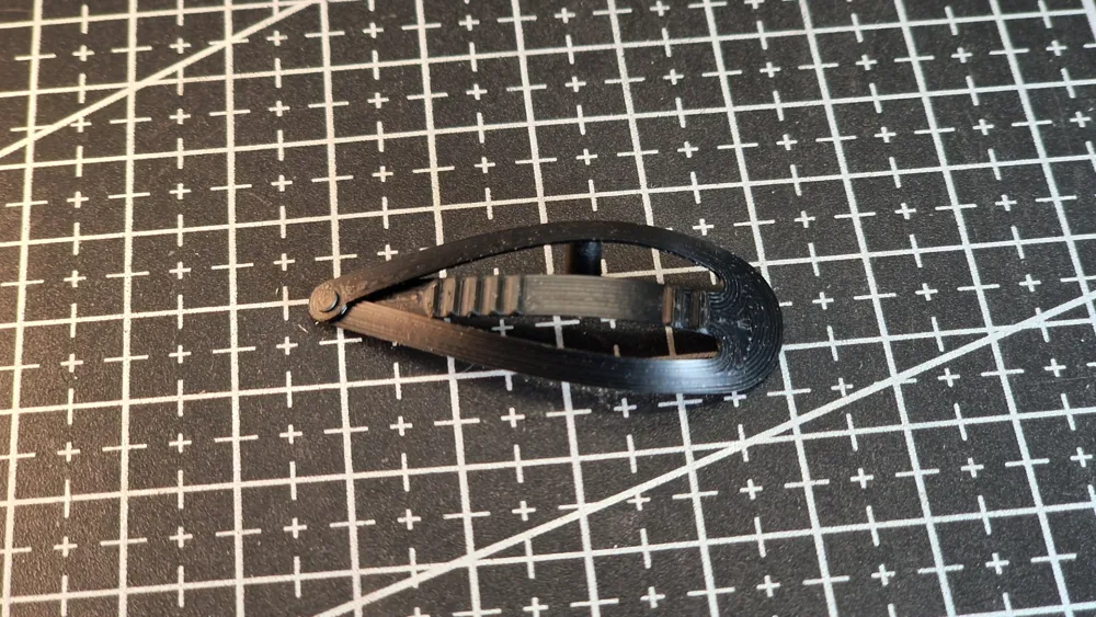 Strong snap hair clip v7.5.2 - Free 3D Print Model - MakerWorld
