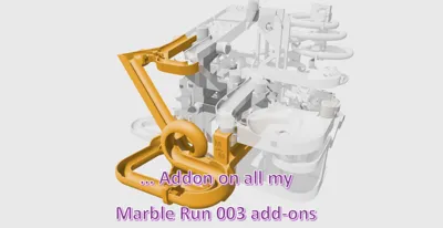 Marble Run 003 6-Ways Looping Addon v2 by MplusM MakerWorld: Download Free 3D Models