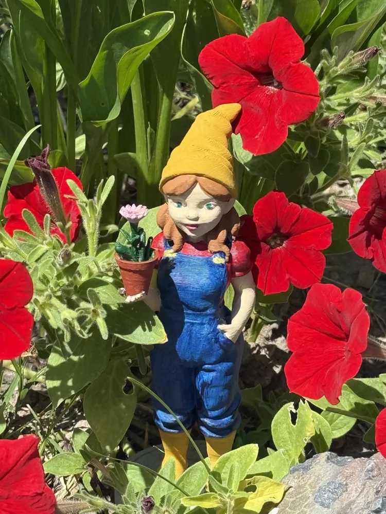 Garden Gnome Girl by Scott MakerWorld: Download Free 3D Models