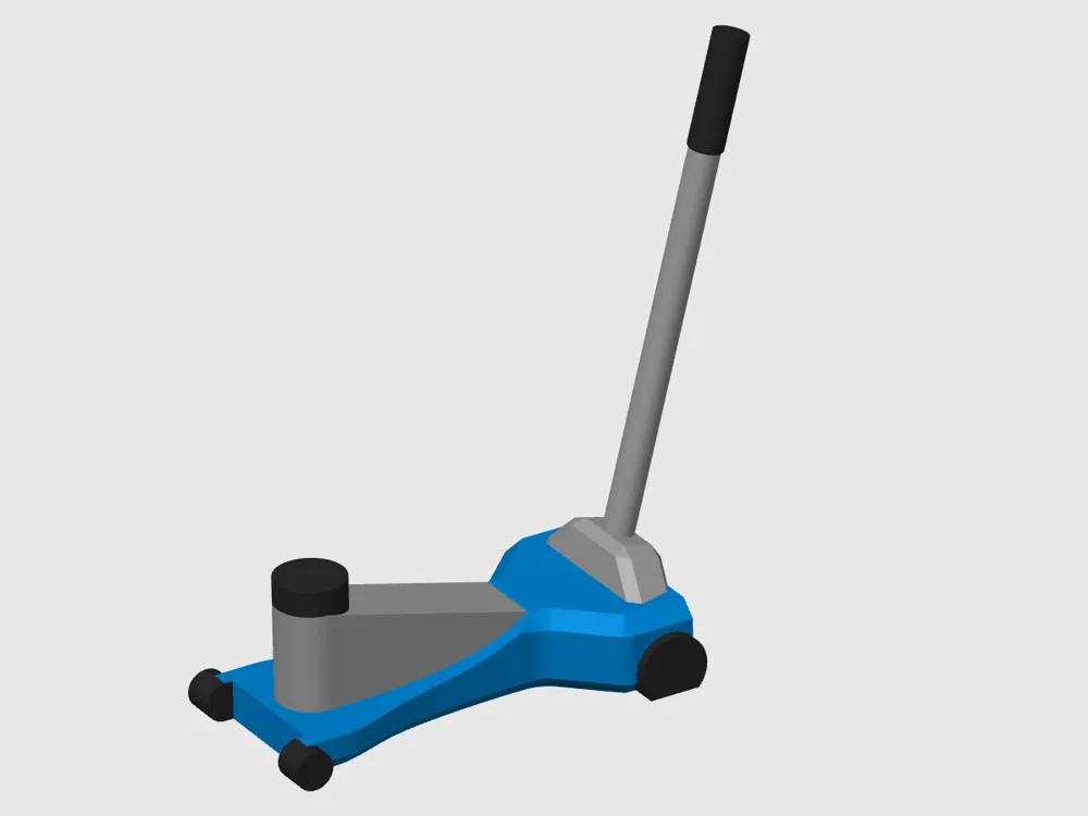 hydraulic Car Jack 1:24 garage diorama accessories by The Kit Card Guy ...
