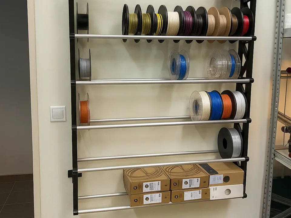 Modular Filament spool Shelf/rack - Free 3D Print Model - MakerWorld