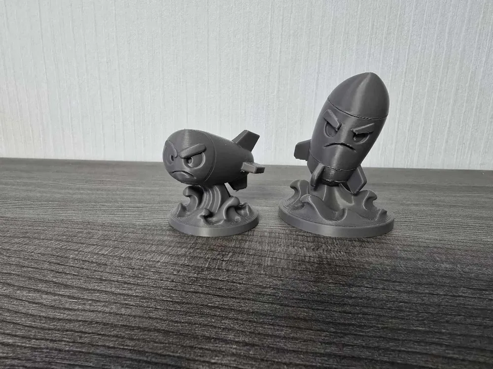 Cartoon Battleship Fleet - Free 3D Print Model - MakerWorld