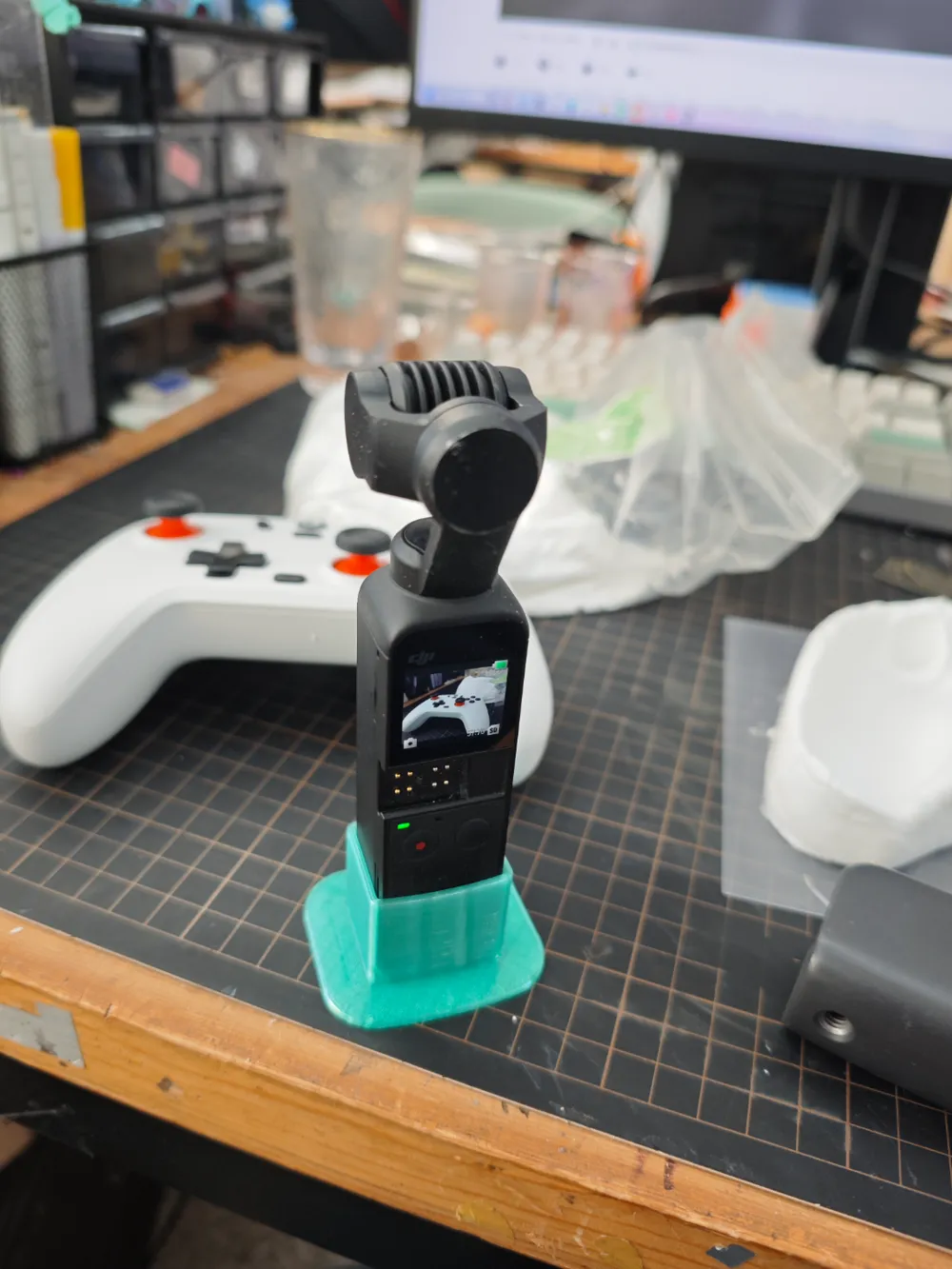 DJI Pocket 2 Desktop Stabilizer, Handheld Camera Base, Mounting Bracket ...