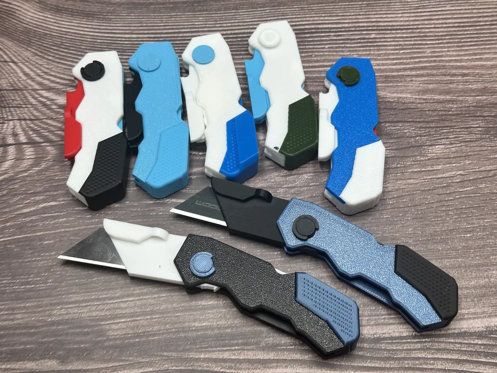 Folding Utility Knife Fully 3DPrinted HardwareFree by Trent Studio MakerWorld: Download Free 3D ...