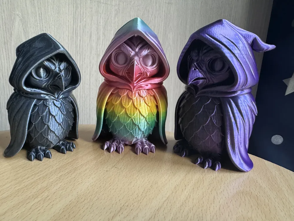 Trick-Owl-Treat - A Spooky Halloween Owl - Free 3D Print Model - MakerWorld