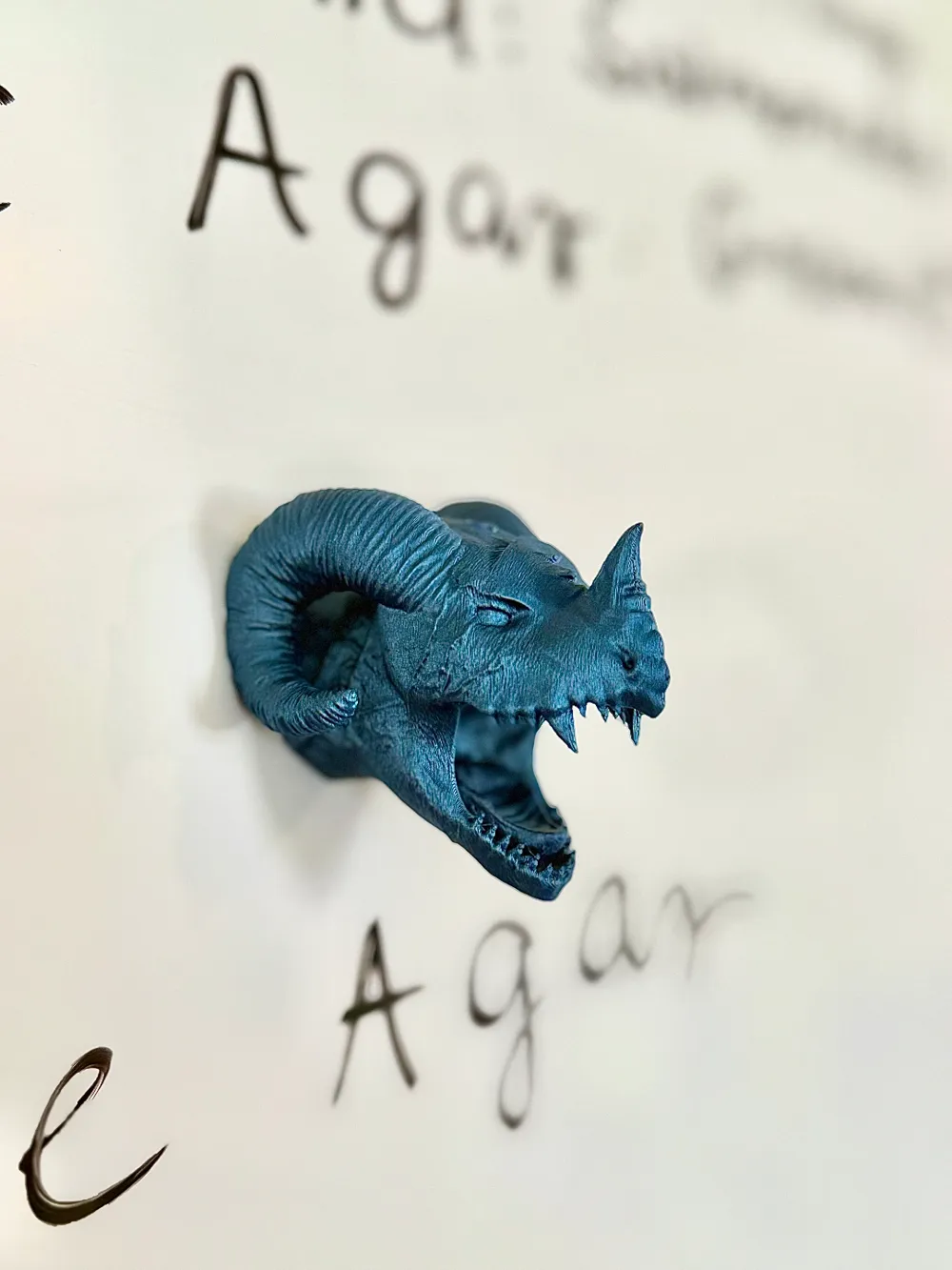 Dragon Head Refrigerator Magnet by MeasureOnceCutTwice - MakerWorld