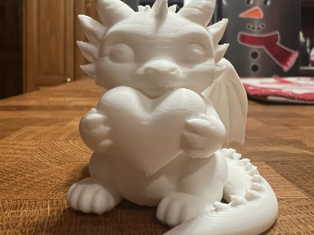 Valentines Day Dragon - Free 3D Print Model - MakerWorld