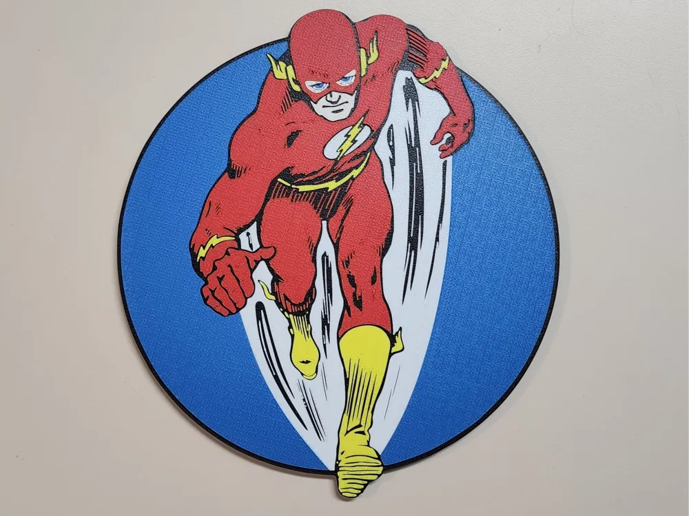 The Flash V2 Wall Art by briankstan MakerWorld: Download Free 3D Models