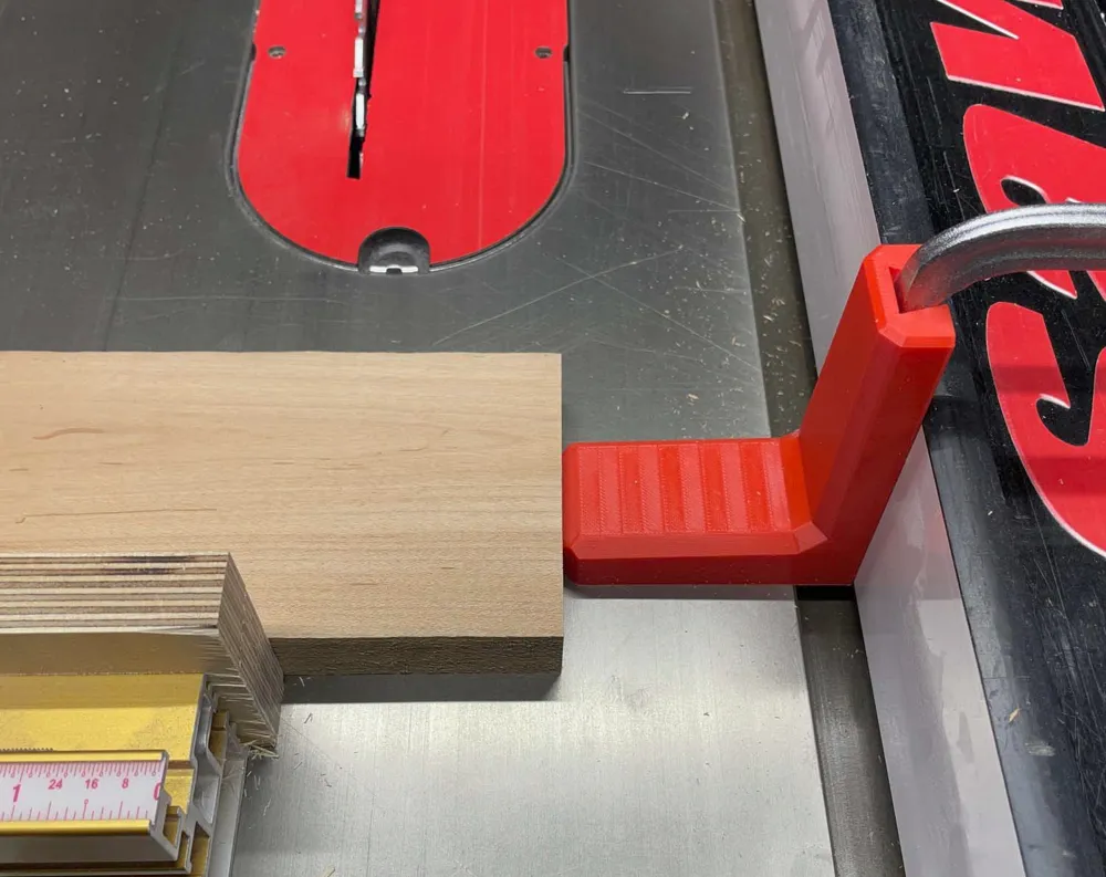 Tablesaw Fence Stop Block by JohnnyPrints - MakerWorld