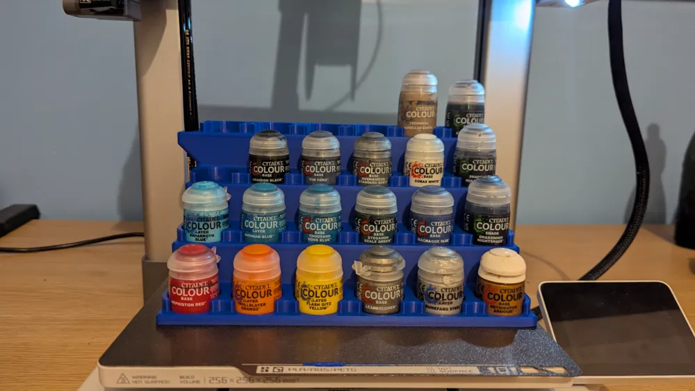 Citadel Paint Rack - Free 3D Print Model - MakerWorld