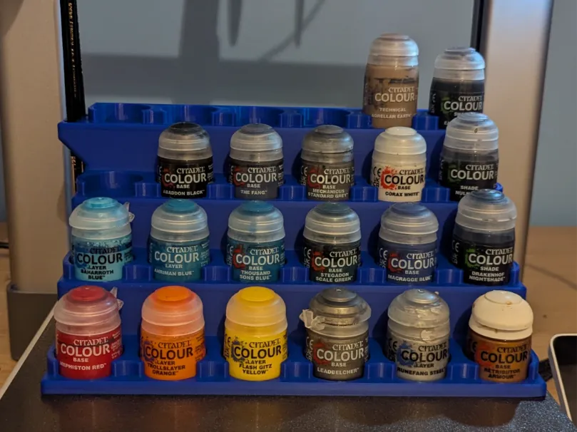 Citadel Paint Rack by Stevo Crevo - MakerWorld
