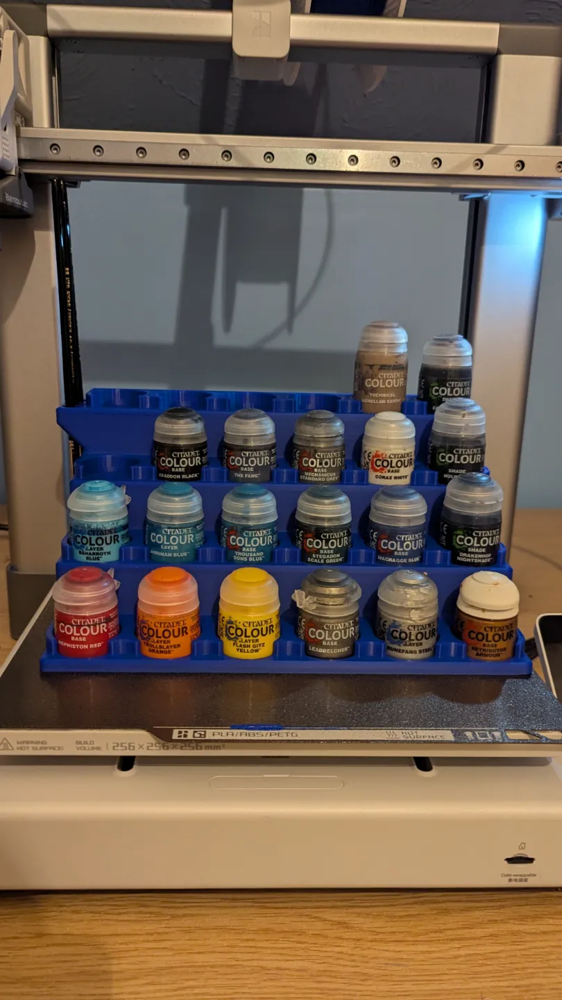 Citadel Paint Rack by Stevo Crevo MakerWorld: Download Free 3D Models