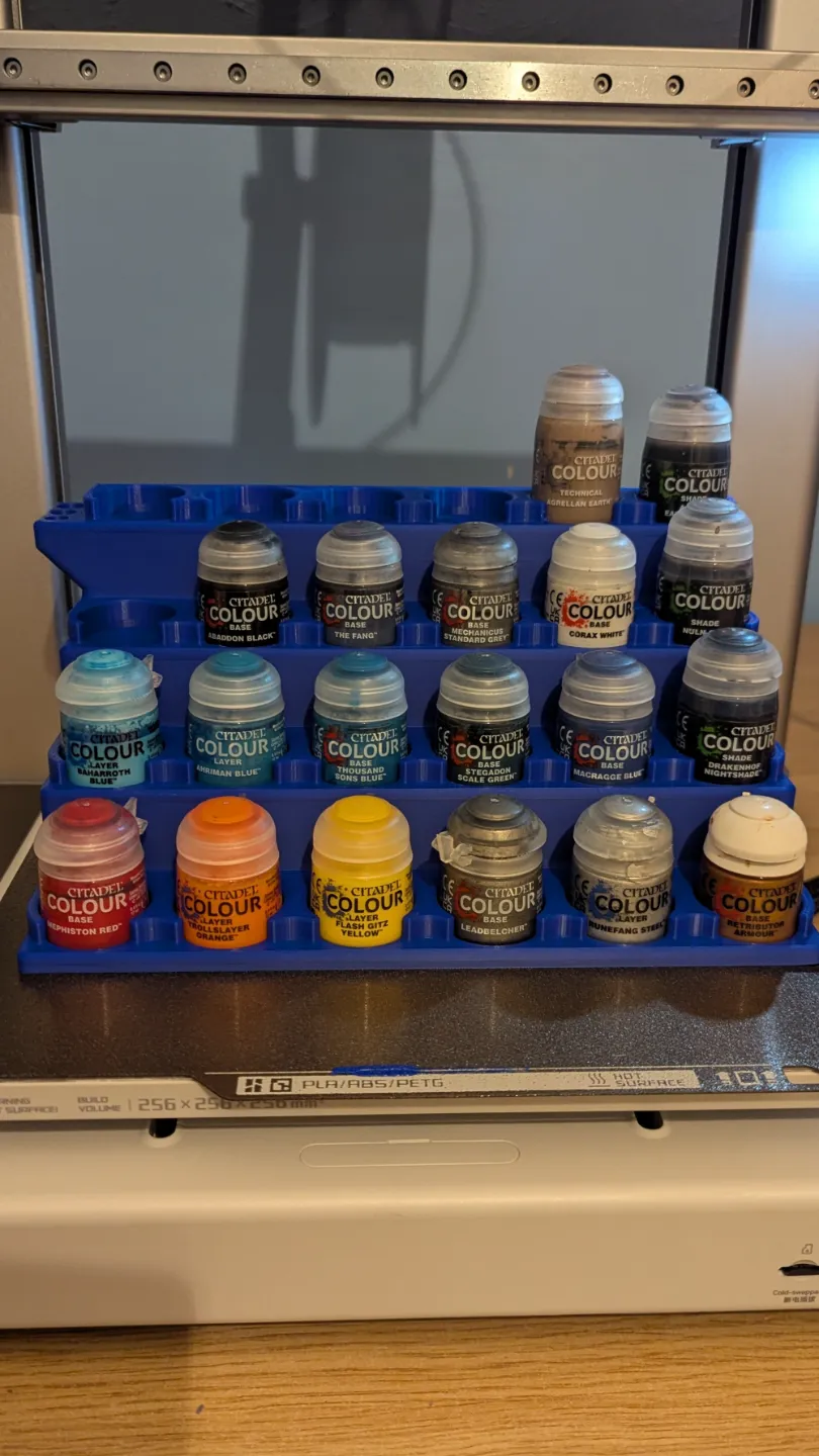 Citadel Paint Rack - Free 3D Print Model - MakerWorld