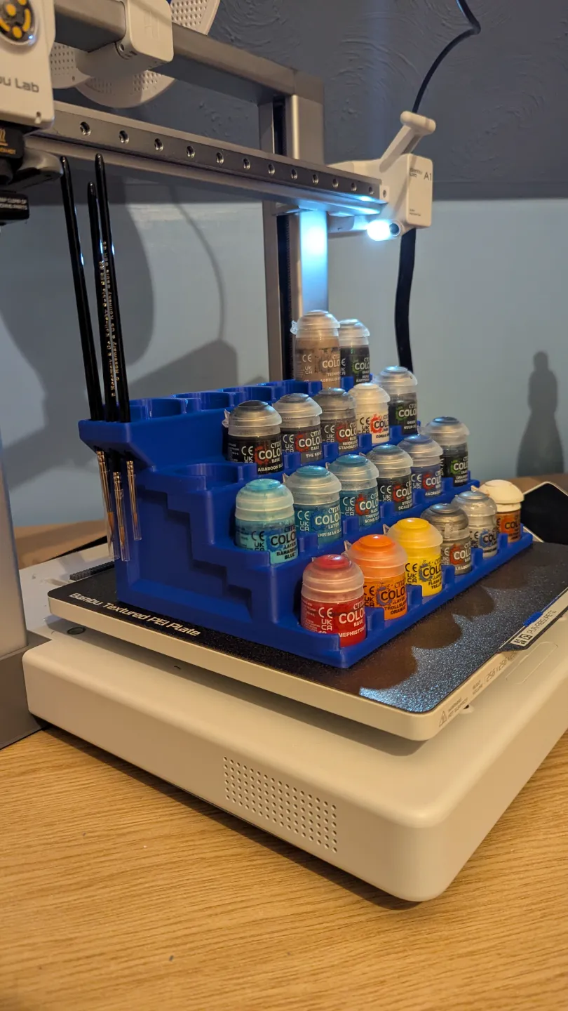 Citadel Paint Rack by Stevo Crevo MakerWorld: Download Free 3D Models